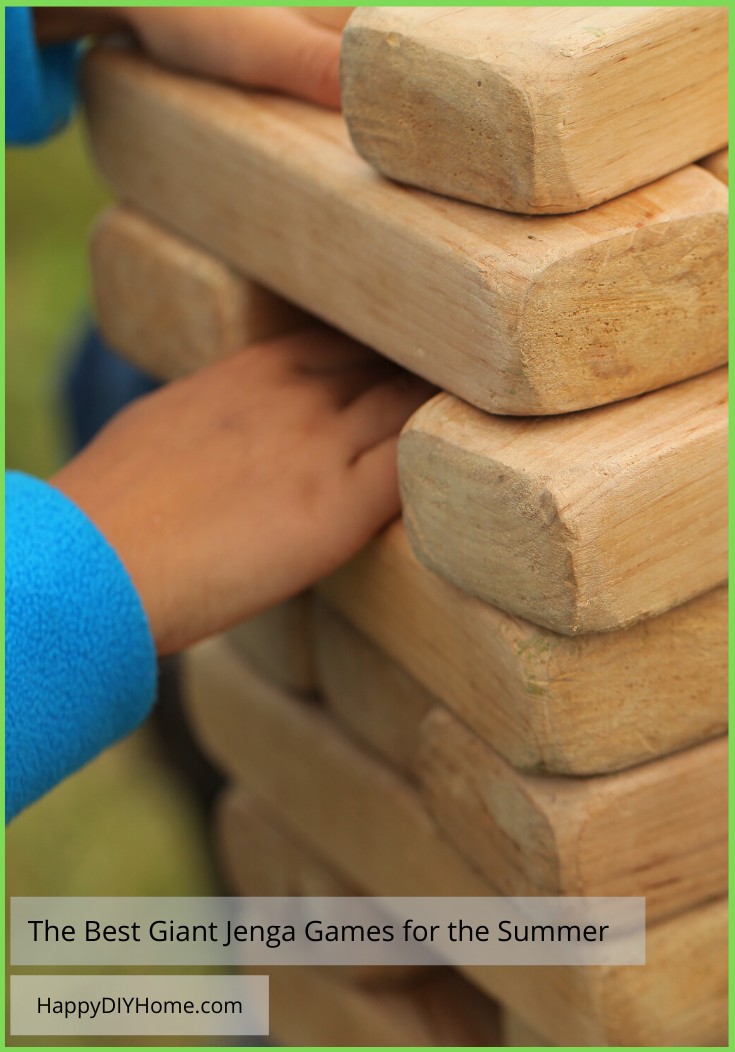 The Best Giant Jenga Games for the Summer - Happy DIY Home